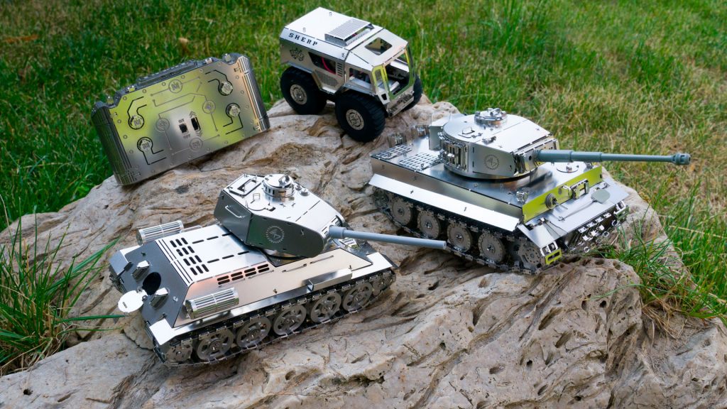 Tank Tiger - Kit de construction mécanique en métal - TimeForMachine